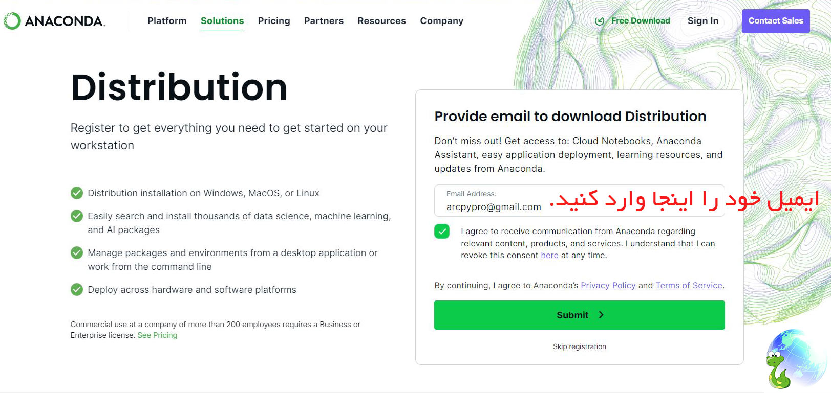 راهنمای نصب و دانلود پکیج قدرتمند Anaconda – ArcPy